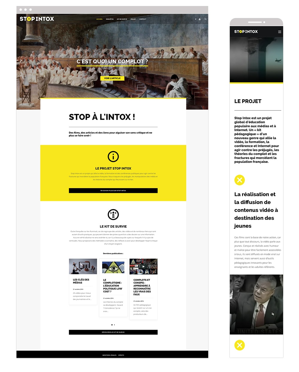 Stigmates – Studio de création digital & print » Stop Intox